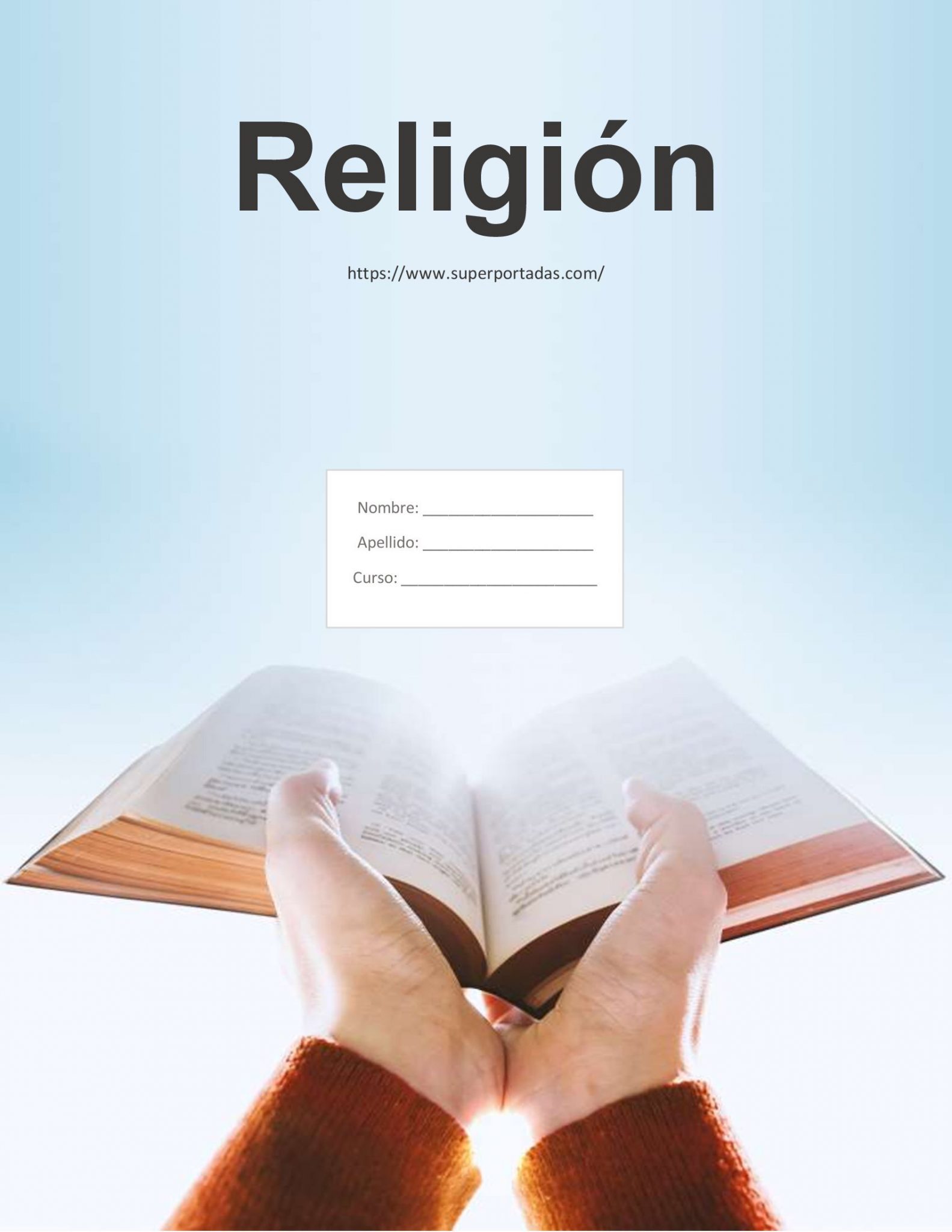 Portadas de religión para trabajos » Descargas gratis (2025)